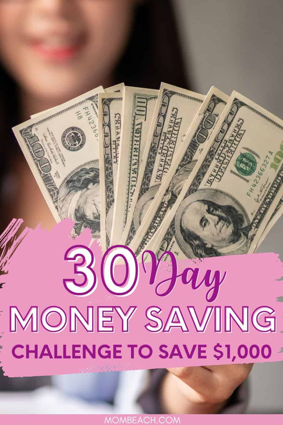 30 Day Money Saving Challenge - Be $1,000 Richer Next Month in 2024