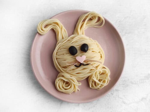 Bunny-Shaped Spaghetti Bolognese Recipe for Easter Dinner