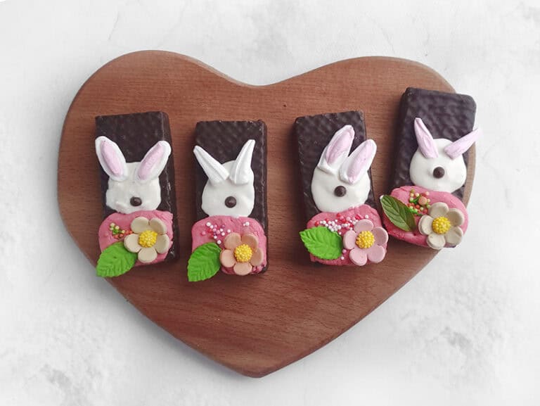 Bunny Chocolate Bars Tutorial and Kid-Friendly Recipe