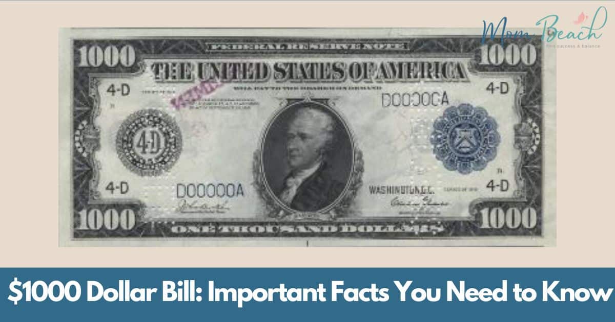 1000 Bill Us Currency