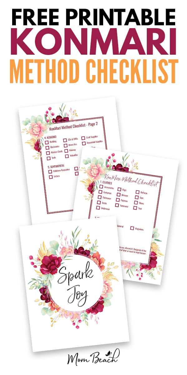 KonMari Method Checklist: 9 Marie Kondo Tips on Sparking Joy!