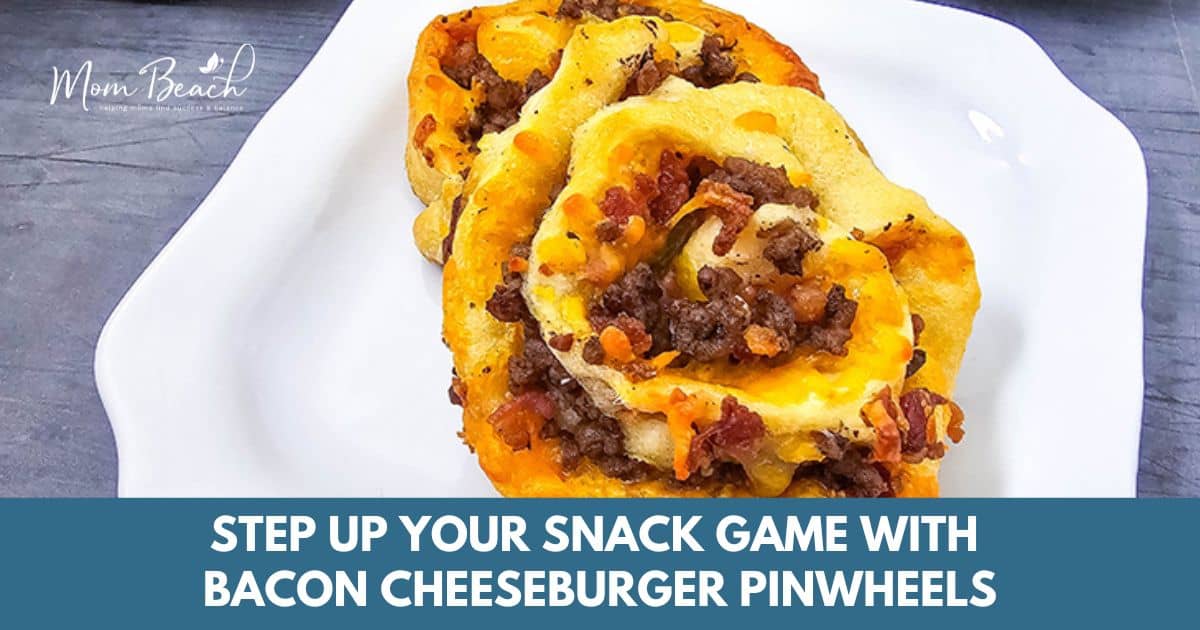 Bacon Cheeseburger Pinwheels - Easy Kid-Friendly Snacks