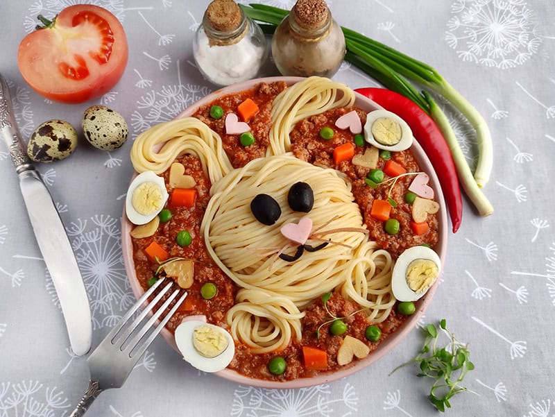 Bunny-Shaped Spaghetti Bolognese Recipe for Easter Dinner