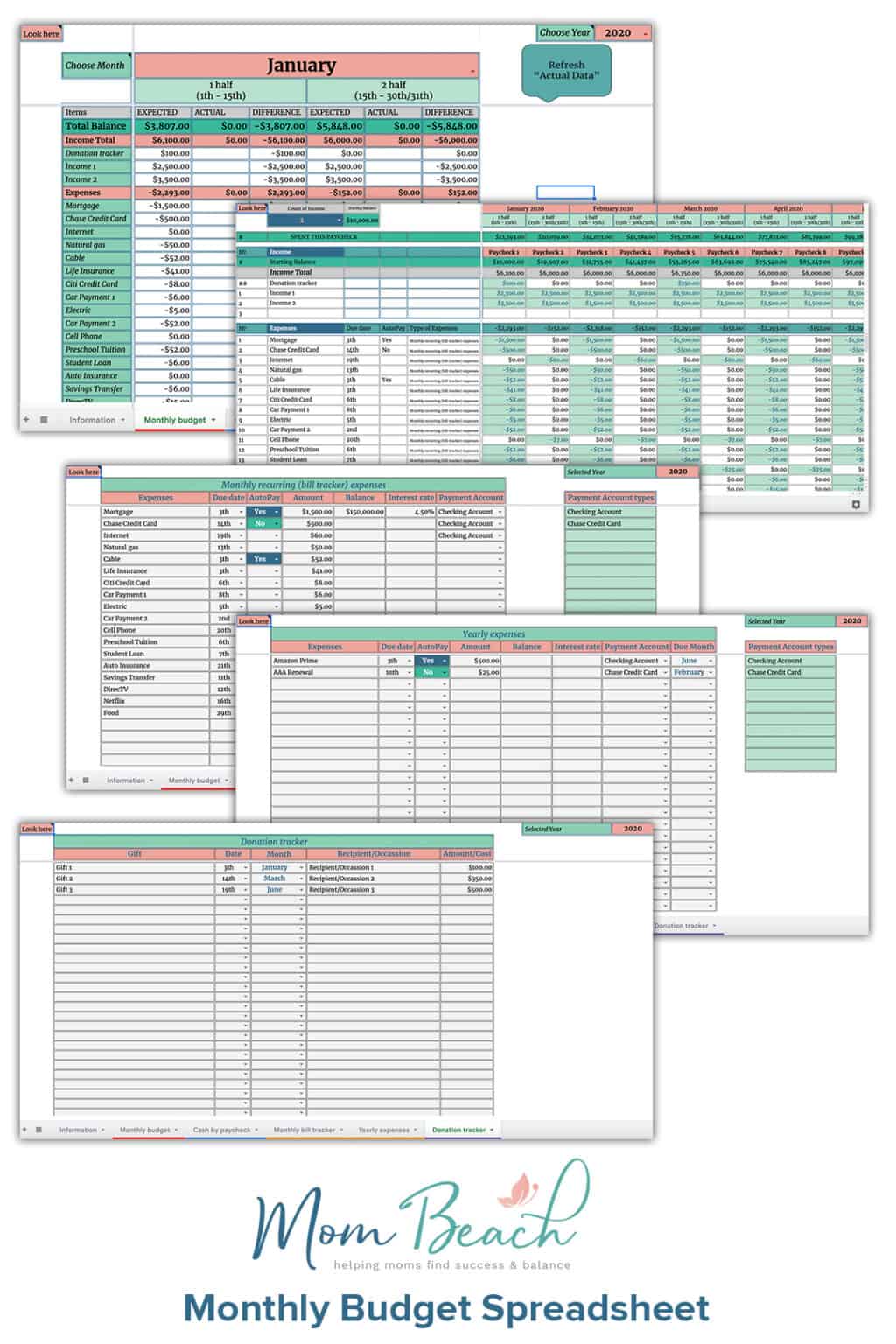 Free Printable Budget Planner - Busy Mom Budget Planner
